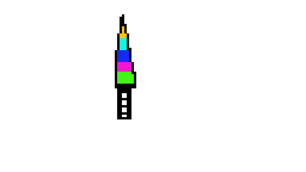 Pixilart - rainbow blade by ghost-gamer5454