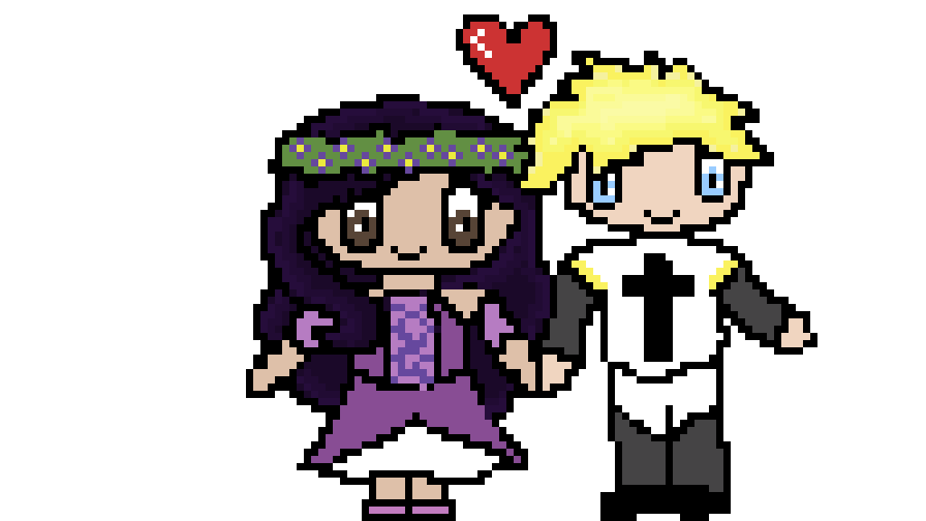 Pixilart - aphmau and garroth from minecraft diareis by haydoggirl