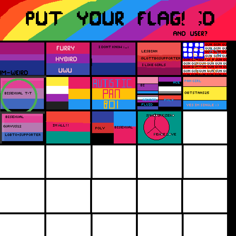 Editing flag - Free online pixel art drawing tool - Pixilart