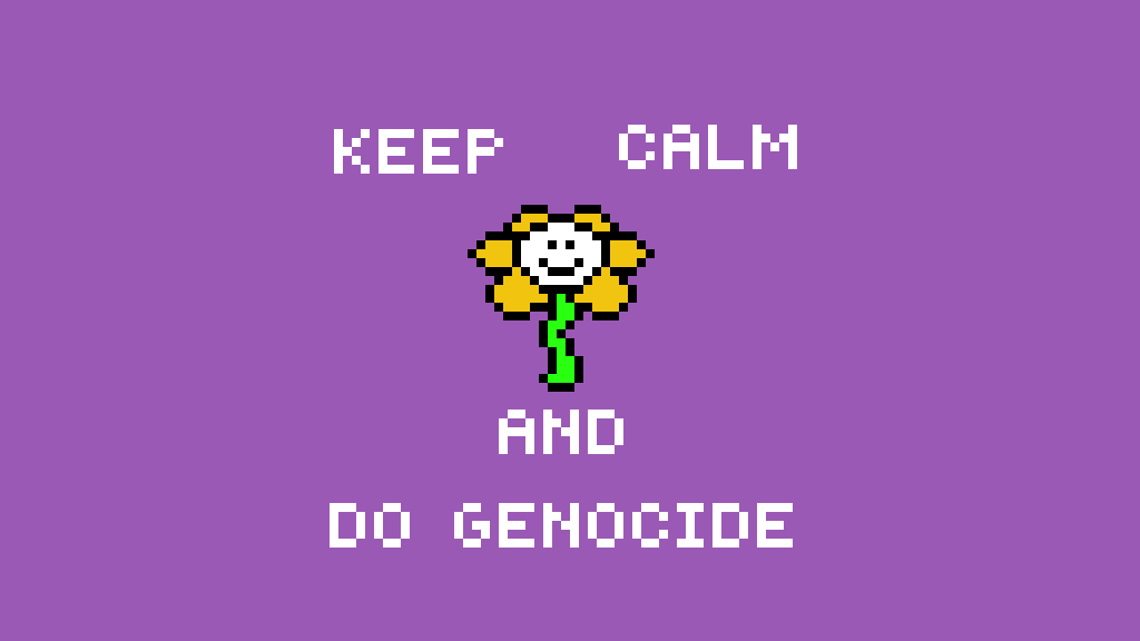 Pixilart - UNDERTALE KEEP CALM by The-pixels