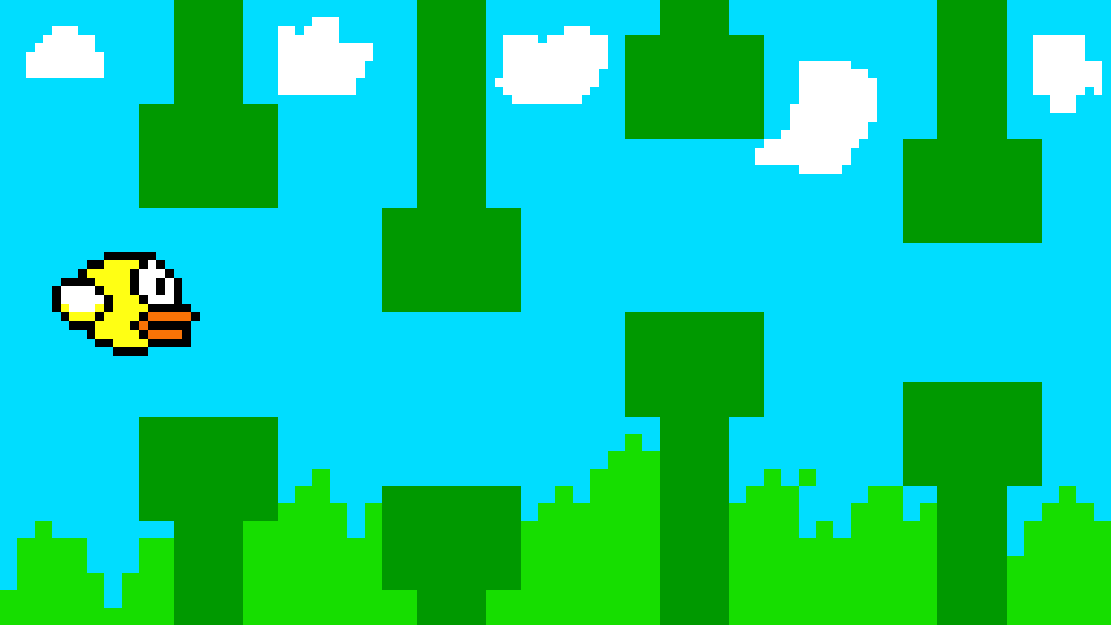 Editing Flappy BIrd - Free online pixel art drawing tool - Pixilart