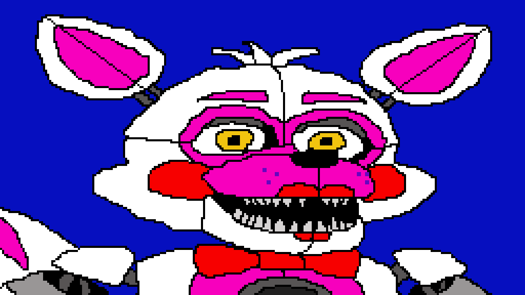 Pixilart Funtime Foxy By Tashadraws