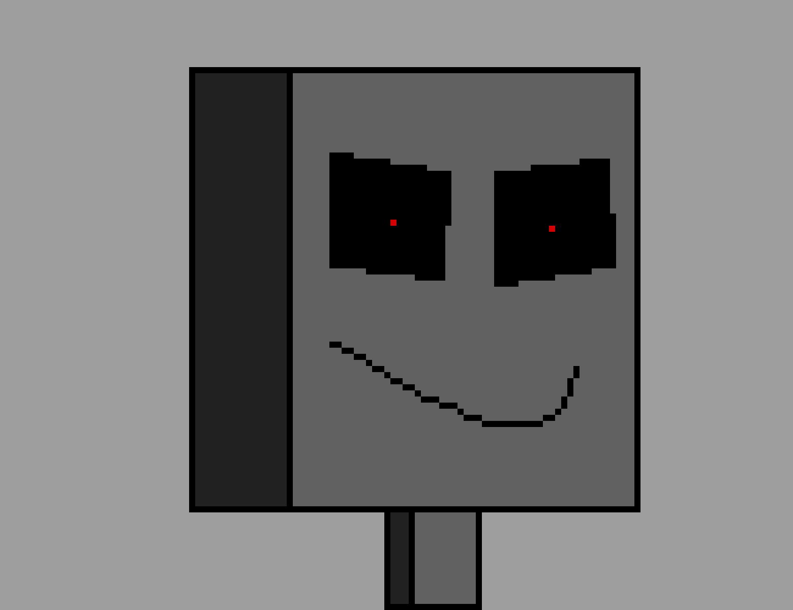 Pixilart - evil block head by iamnormal123