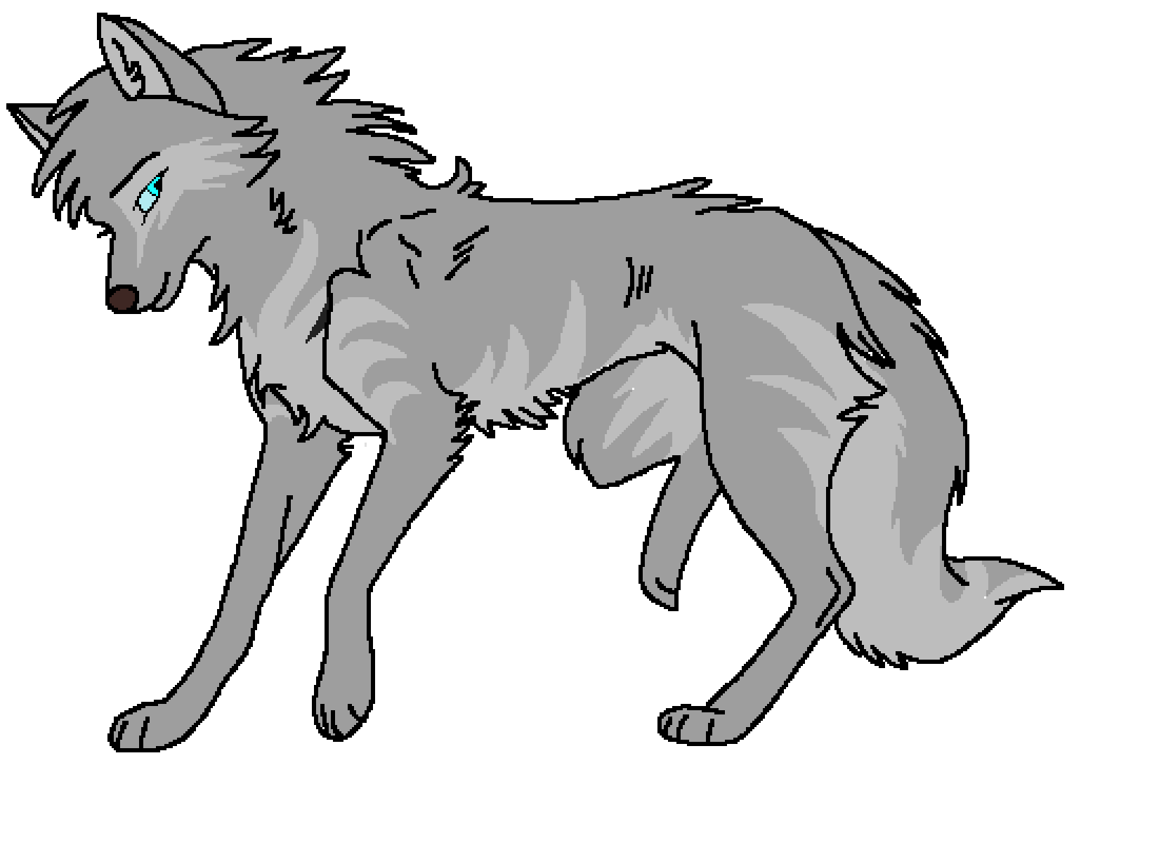 Starlight Wolf by Whirlwind - Pixilart