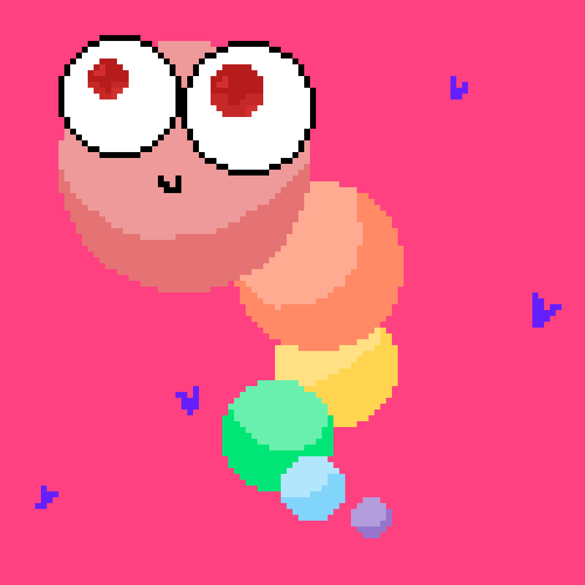 Pixilart - Worm thing by Deku4Ever