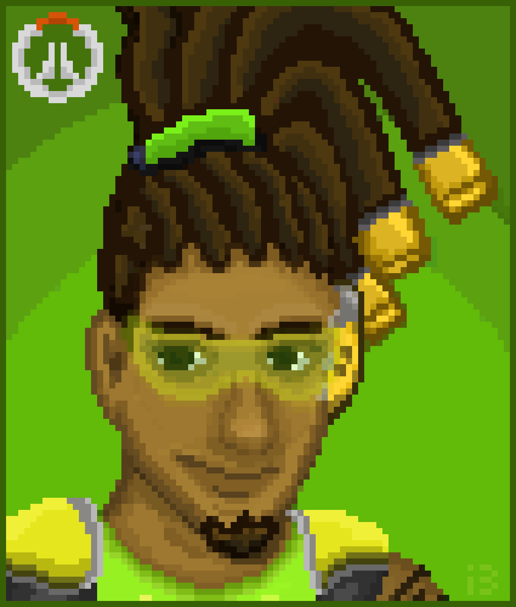 Pixilart - Overwatch Pixel Lucio - i3ubster by i3ubster