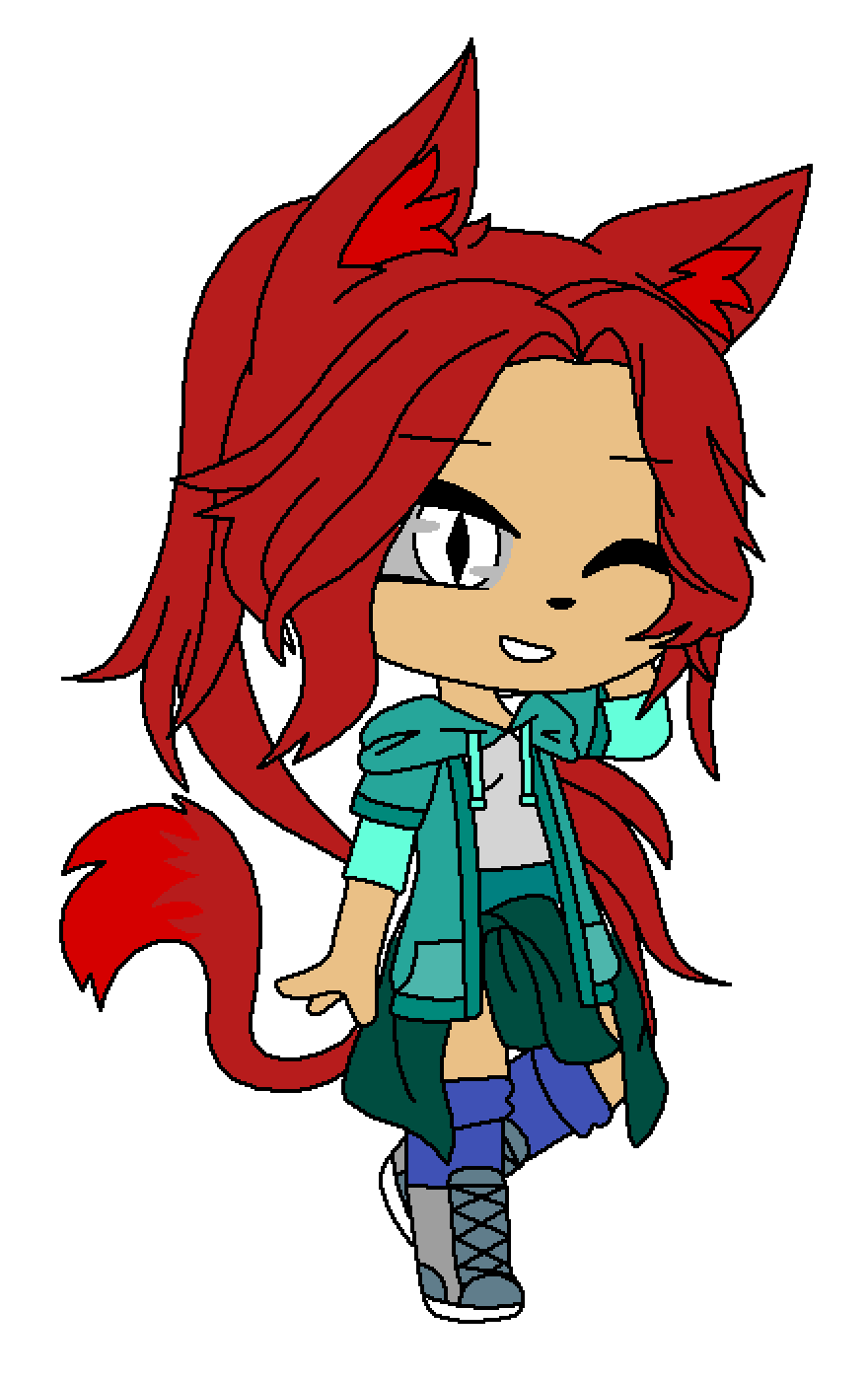 Pixilart - Cute Fox Gacha by dwevileisafrog