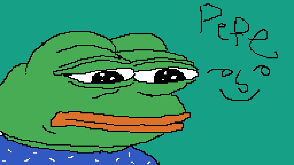 Editing Pepe the Frog - Free online pixel art drawing tool - Pixilart