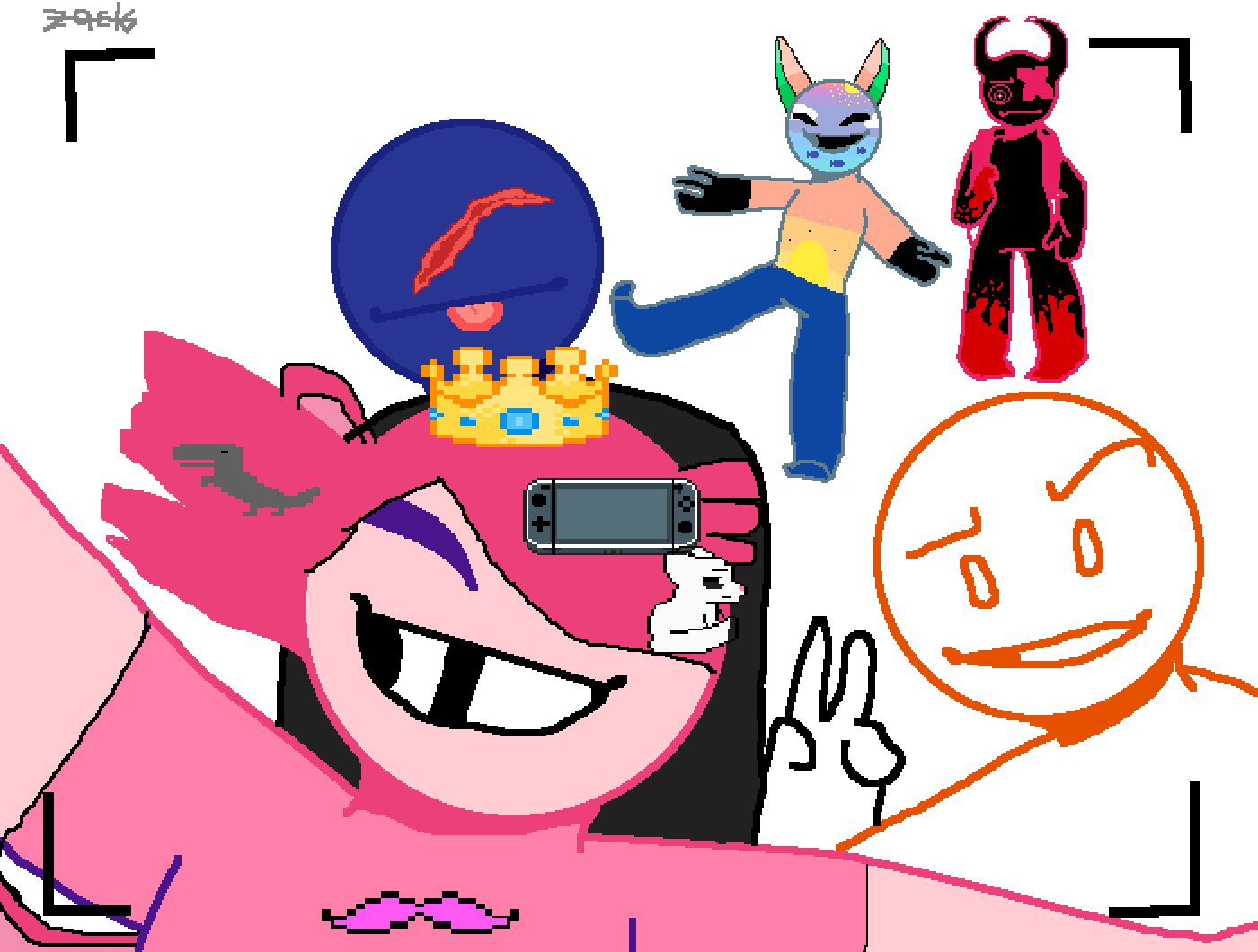 Pixilart - confused corruption by corrupt-devil