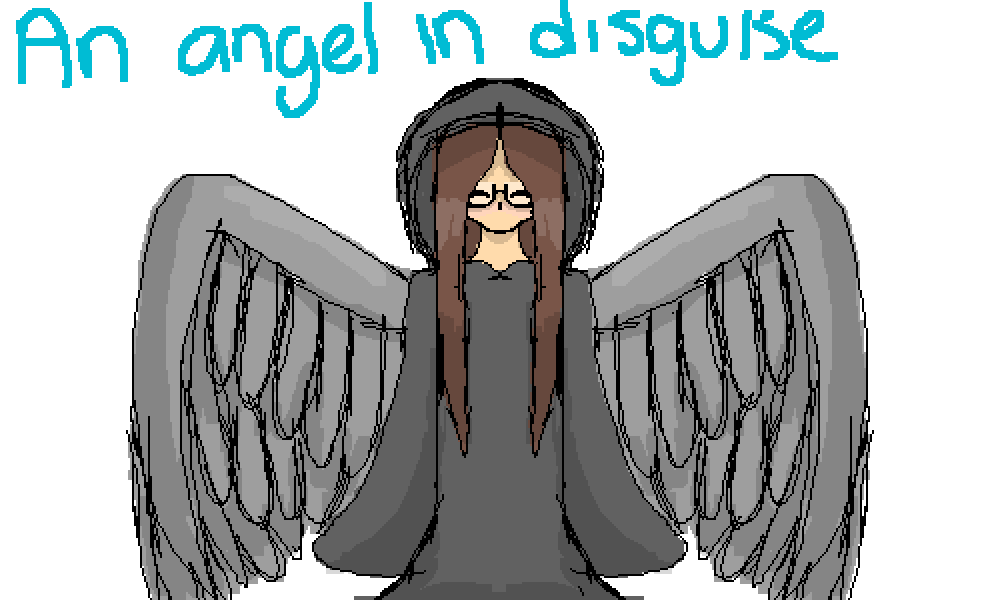 Pixilart - An angel in disguise by MuffinsUwU