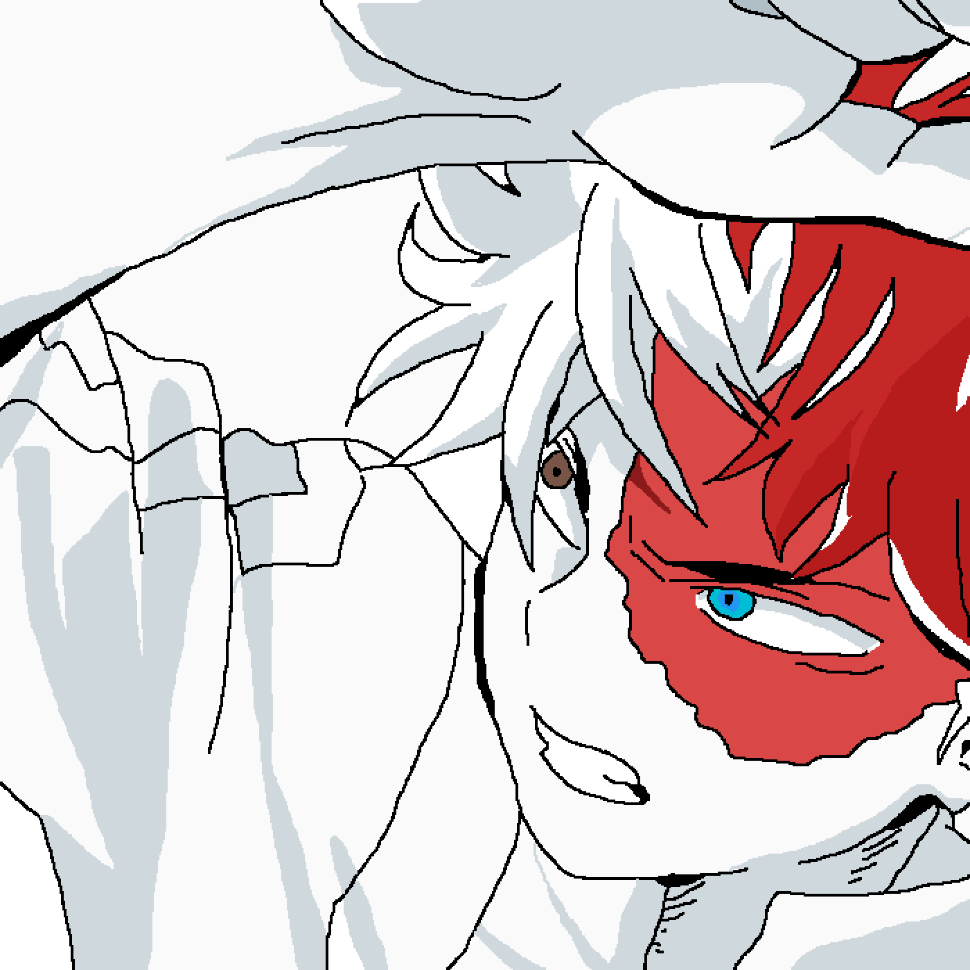 Pixilart - Todoroki Base by ThatAniMeFaN