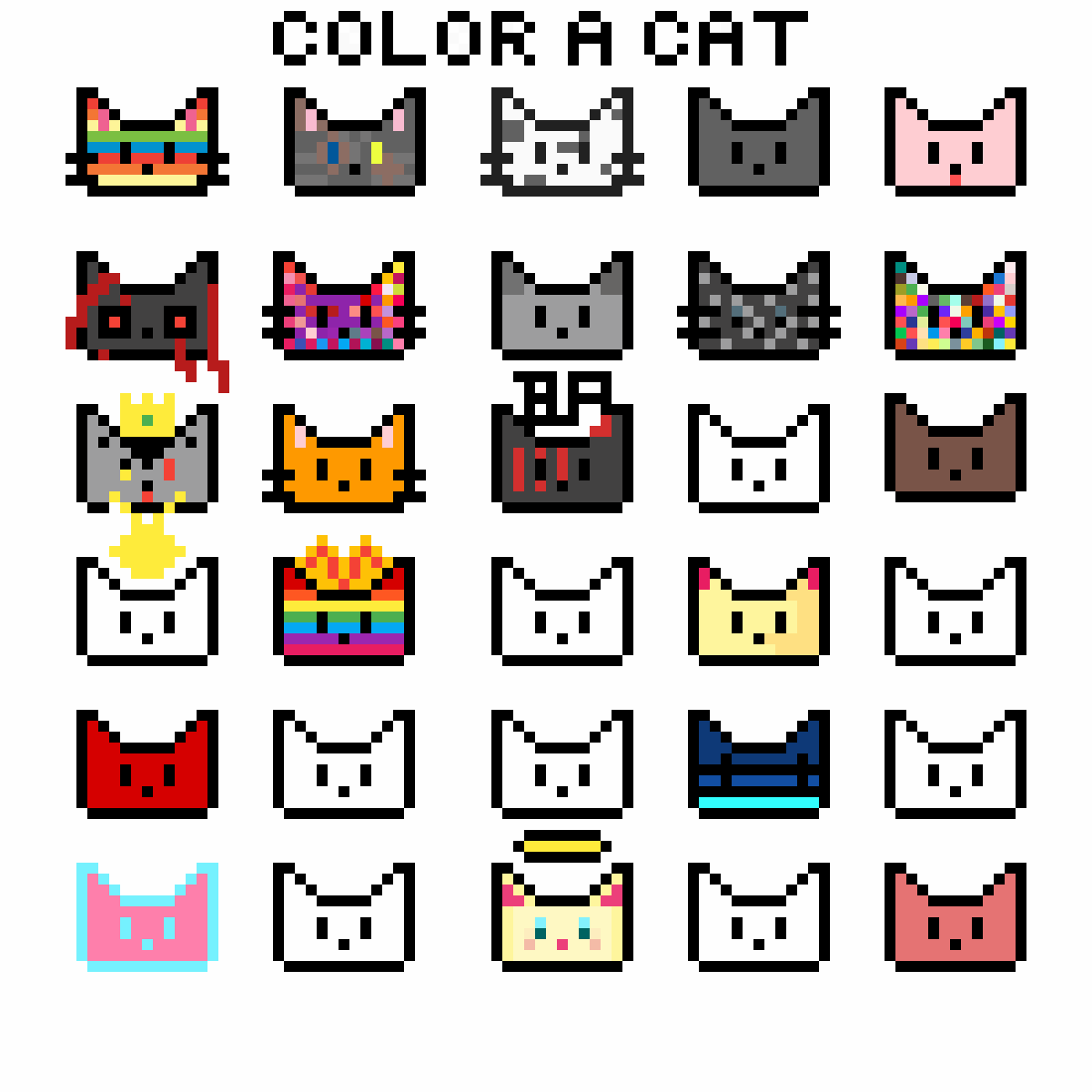 Pixilart - Static cat by changeverything