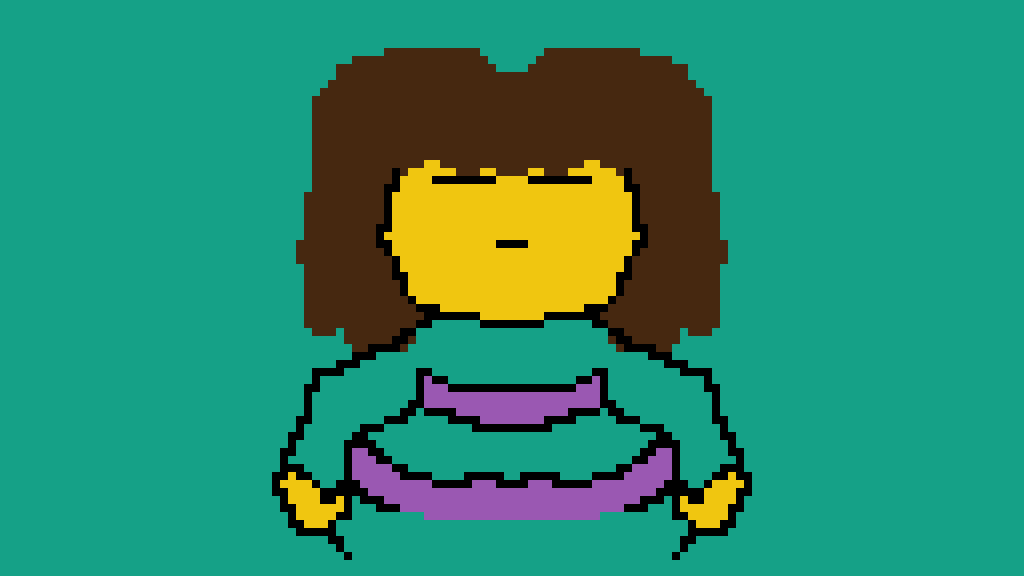 Editing fat frisk - Free online pixel art drawing tool - Pixilart