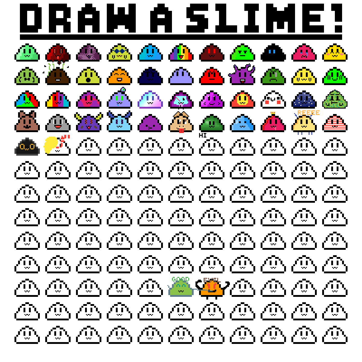 Editing cuphead slime - Free online pixel art drawing tool - Pixilart