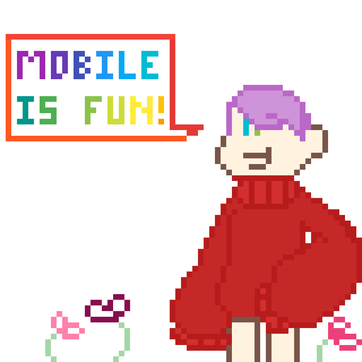 Pixilart - Mobile? by LeeLikesLemons