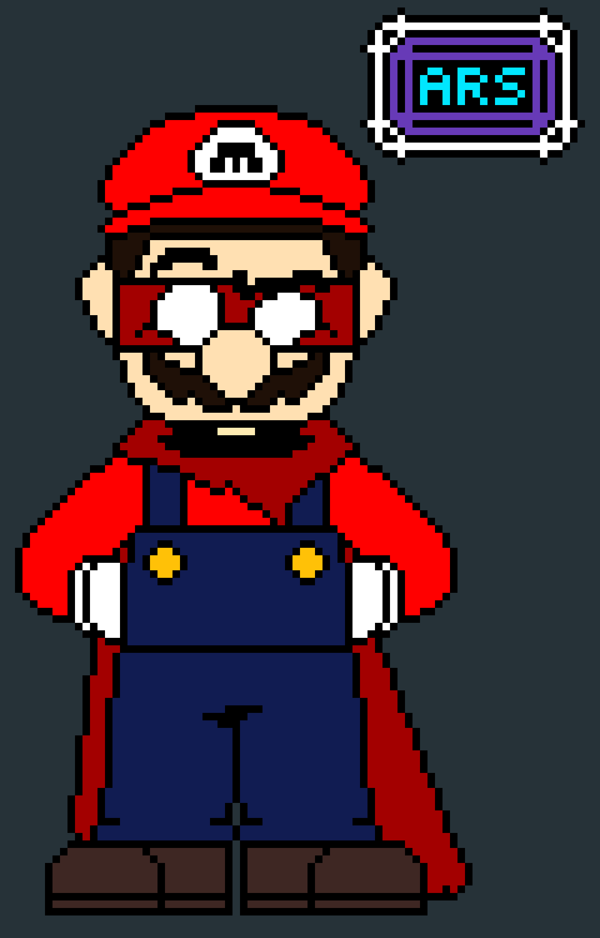 Pixilart - ARS ToadSwap Mario by ARandomSkeleton