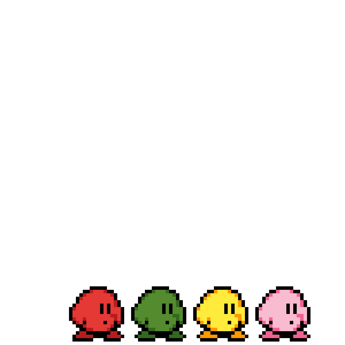 Pixilart - Kirby colors by camkachu