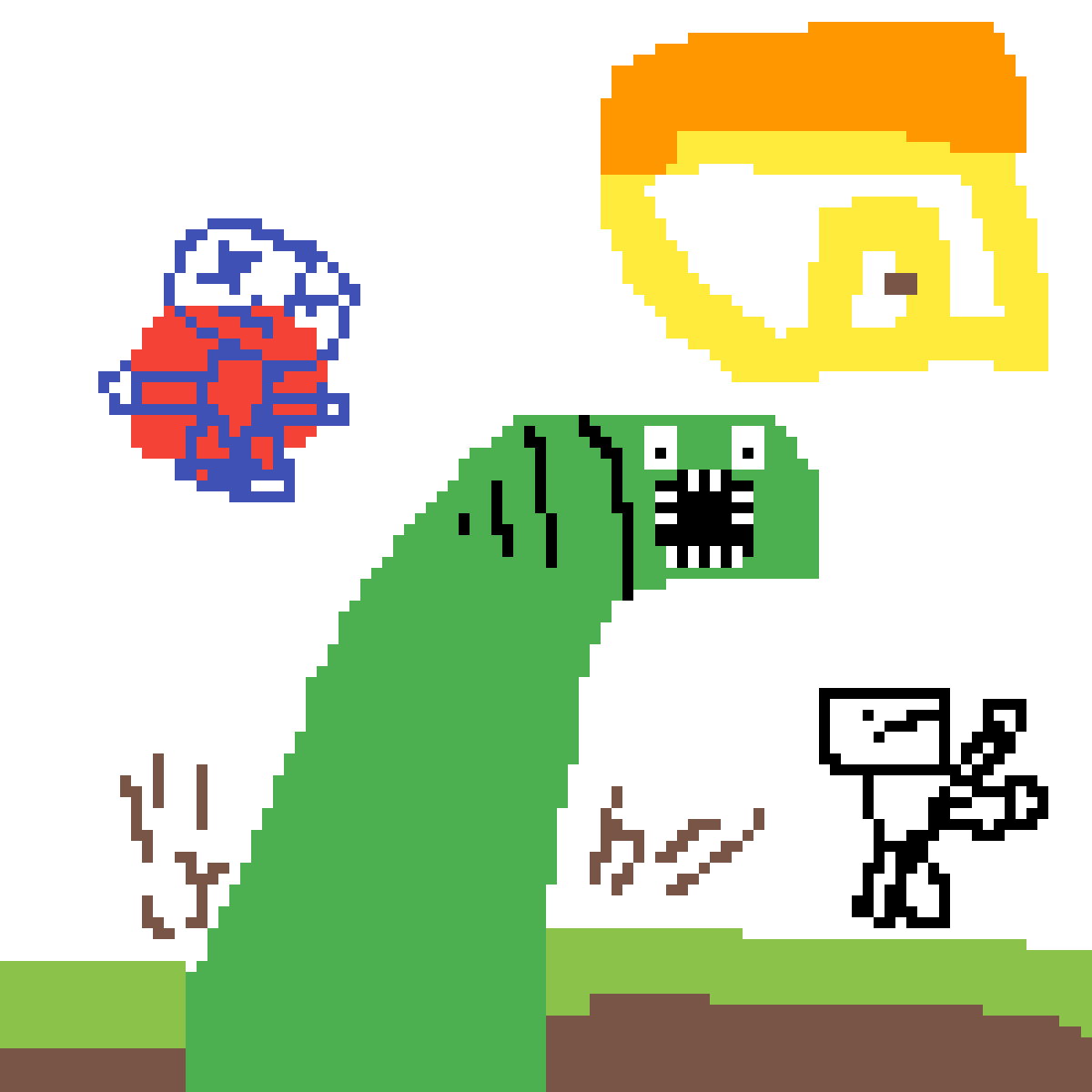 Editing Giant Worm - Free online pixel art drawing tool - Pixilart