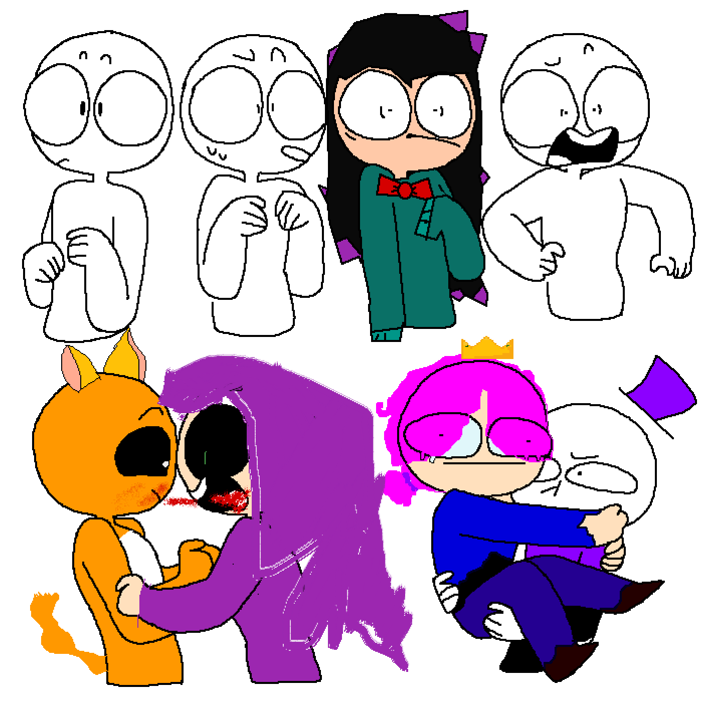 Pixilart - Scared Base collab by SussyBaka69420