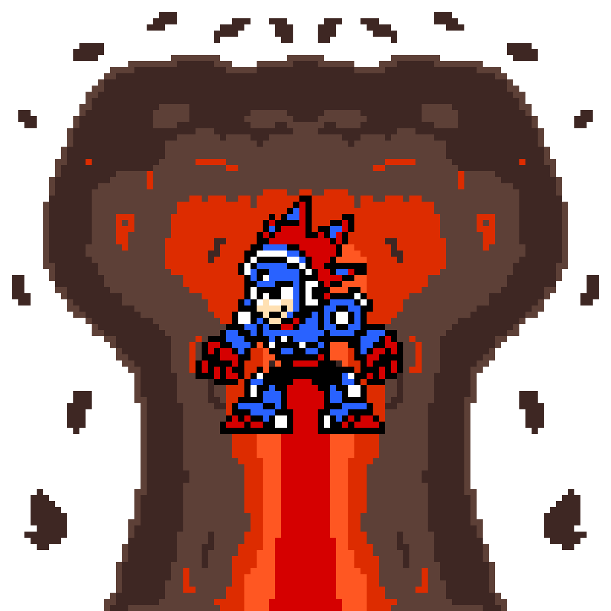 Pixilart - blast man by megainferno06