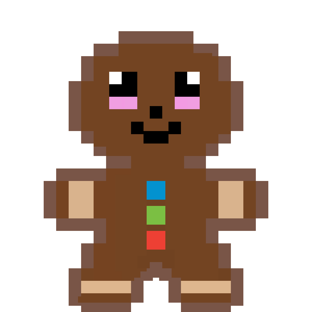 Pixilart - Christmas gingerbread man homework. by Anonymous