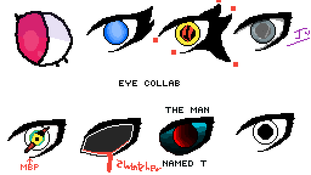 Pixilart - Eye collab by TheManNamedT