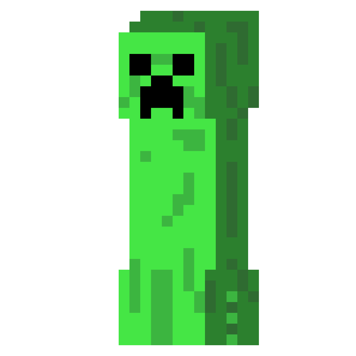 Editing creeper - Free online pixel art drawing tool - Pixilart