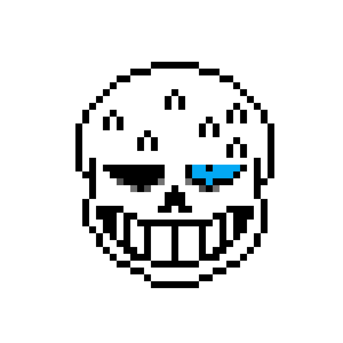 Pixilart - tired sans by REID-CINNAMON