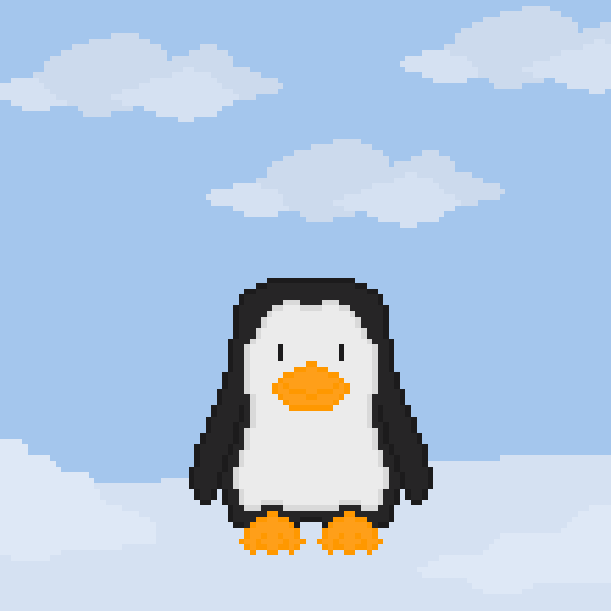 Pixilart - meet donald the penguin by yvanrg06