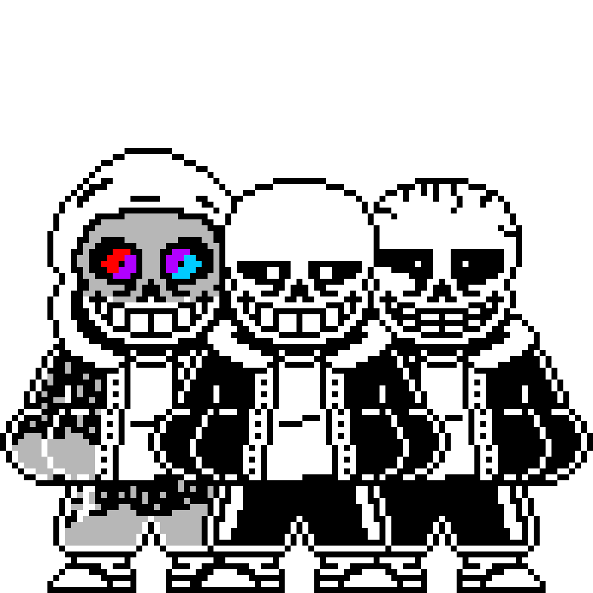 Pixilart - Former Time Trio by Member-Sans