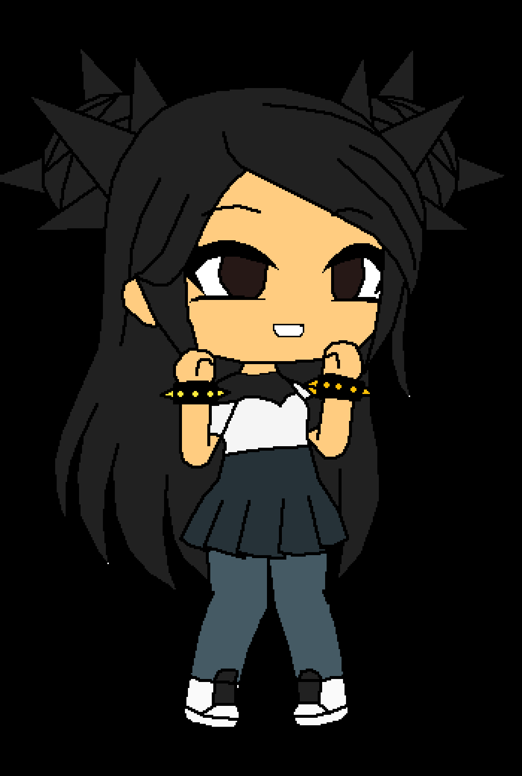 Pixilart - gacha life base 7 by Angel-lopez