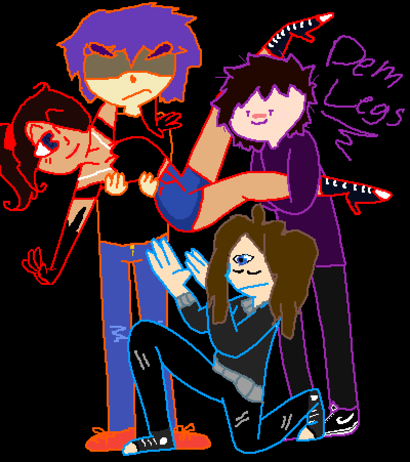 Pixilart - dem legs ;> by 11purple-guy11