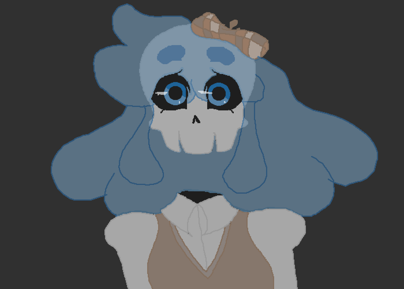Pixilart - MYSTERY SKULLS OC DESCR by Lisa-The-Artist