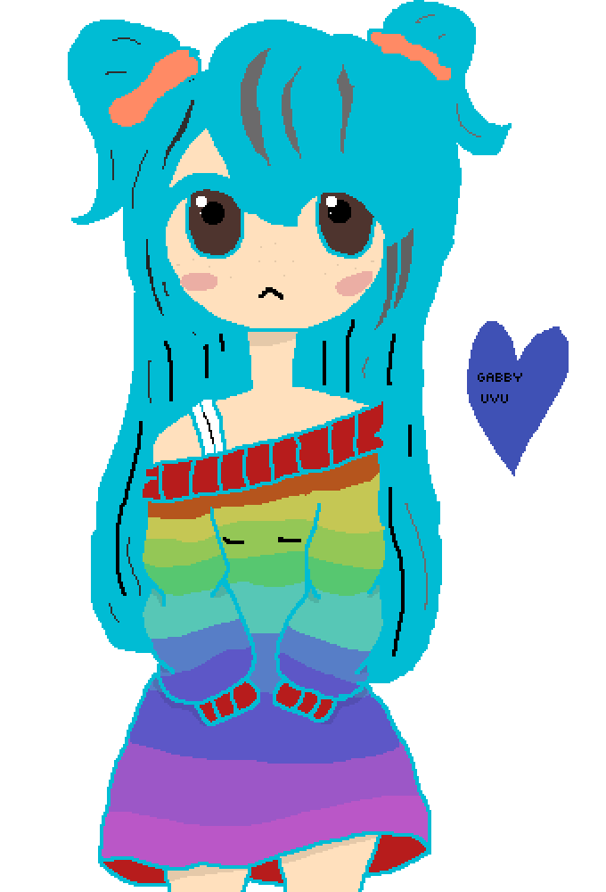 Editing girl - Free online pixel art drawing tool - Pixilart