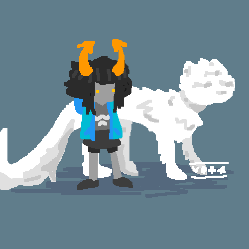 Pixilart - Allyna and their Lusus by Solitaire