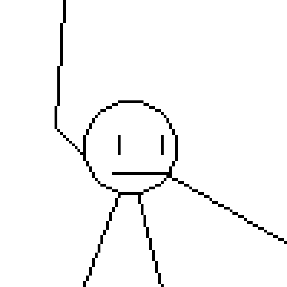 Pixilart - when a stalker sees you. RUN by Pika