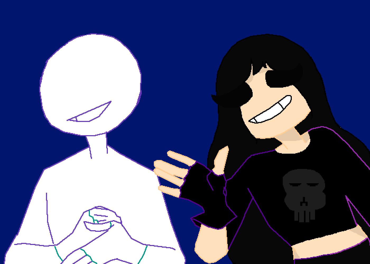 Pixilart - base by yui-Sasuke