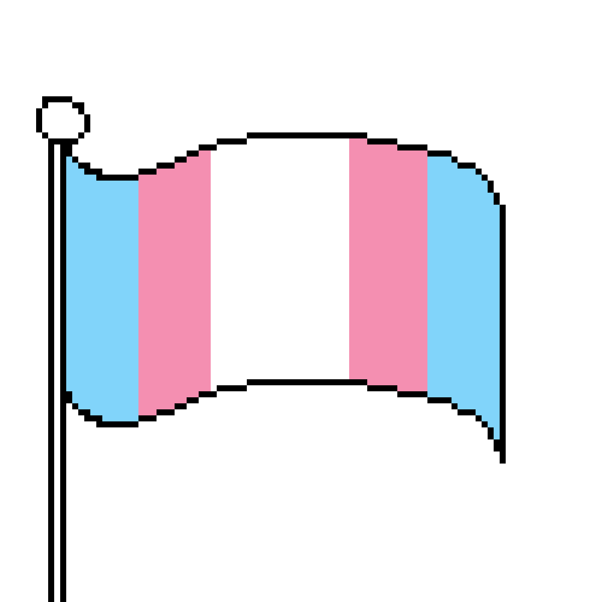 Editing Trans Pride Flag - Free online pixel art drawing tool - Pixilart