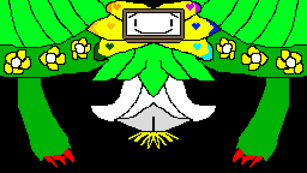 Pixilart - ALPHA FLOWEY by Cosmic