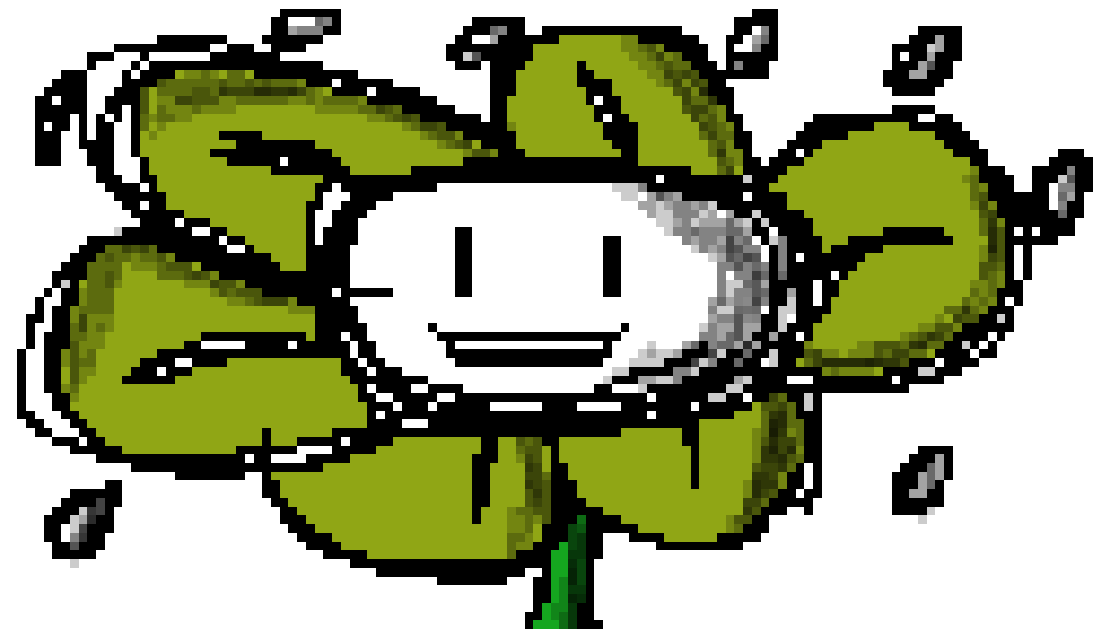 Pixilart - undertale from flowey by watermeloncat