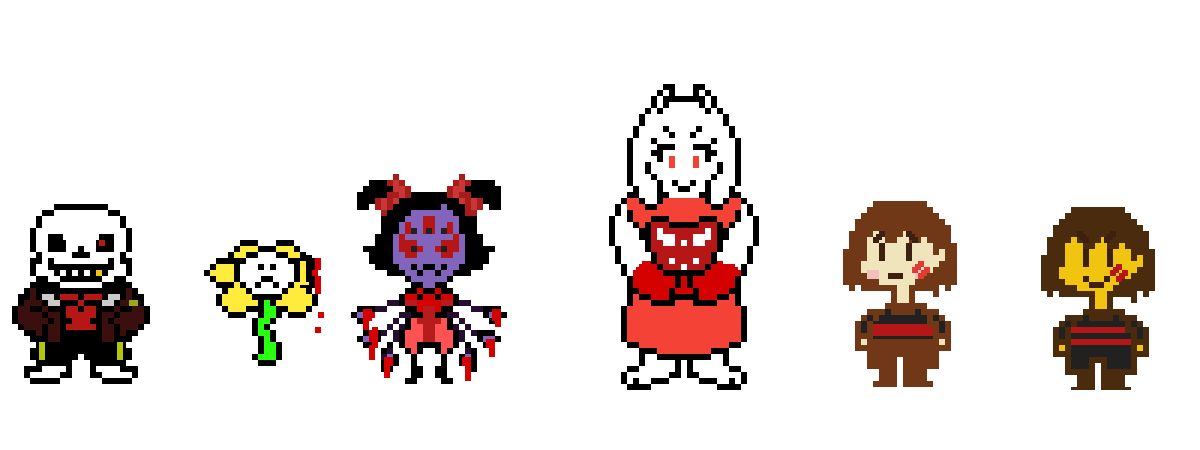 Editing underfell - Free online pixel art drawing tool - Pixilart