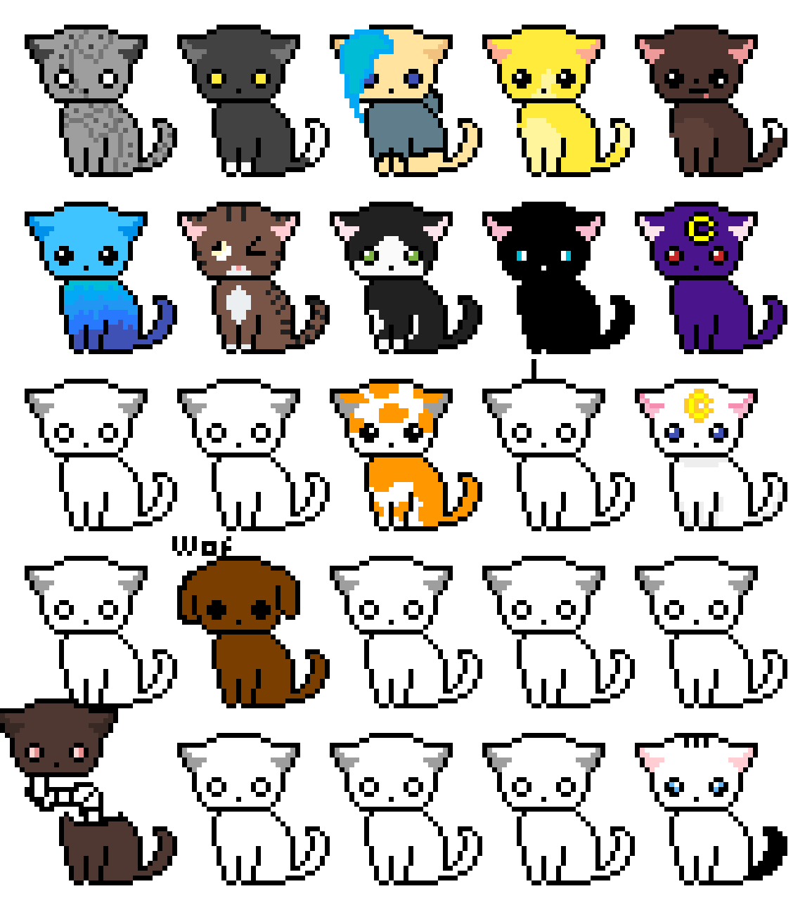 Editing headless boi - Free online pixel art drawing tool - Pixilart