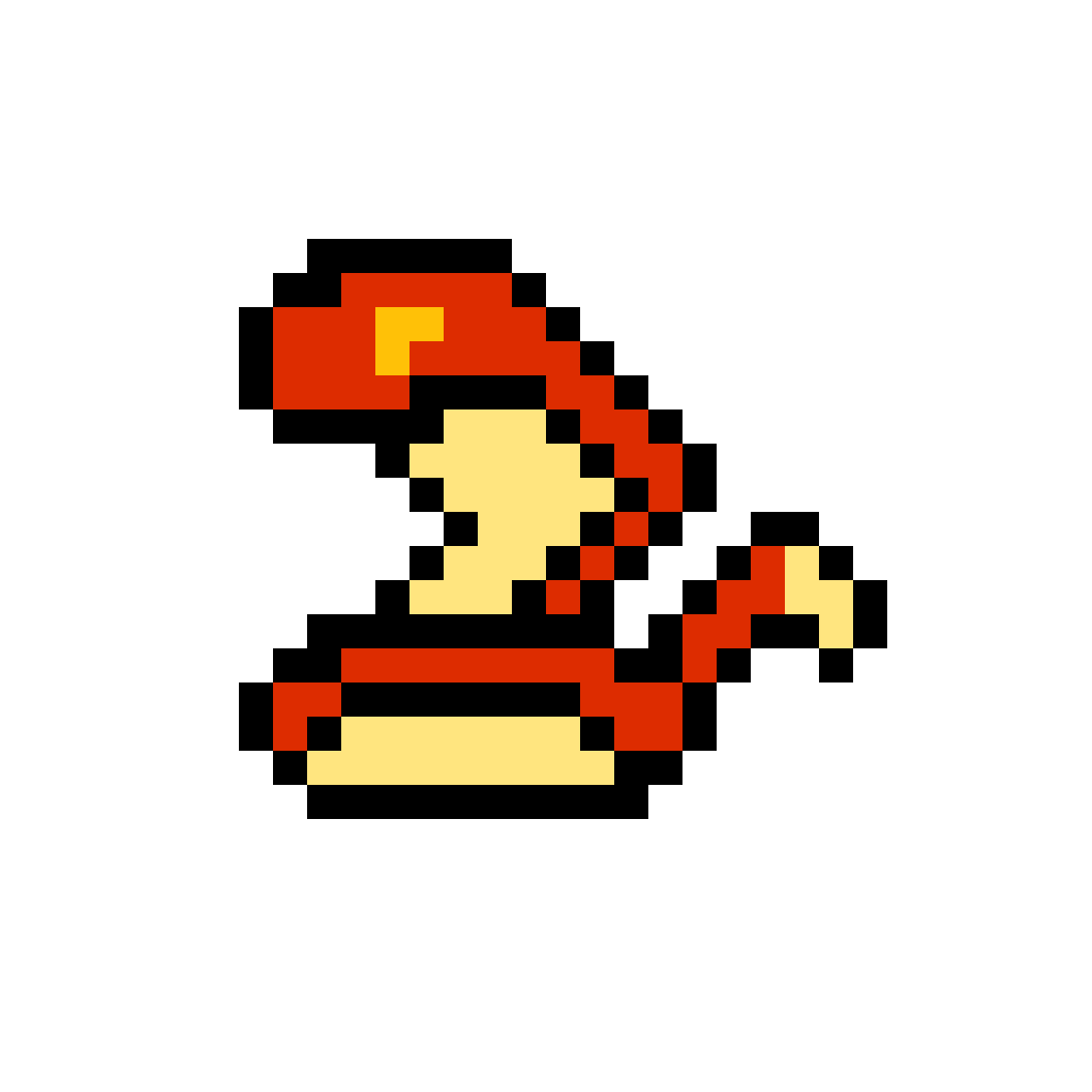 Pixilart - fire snake by RadenPagam