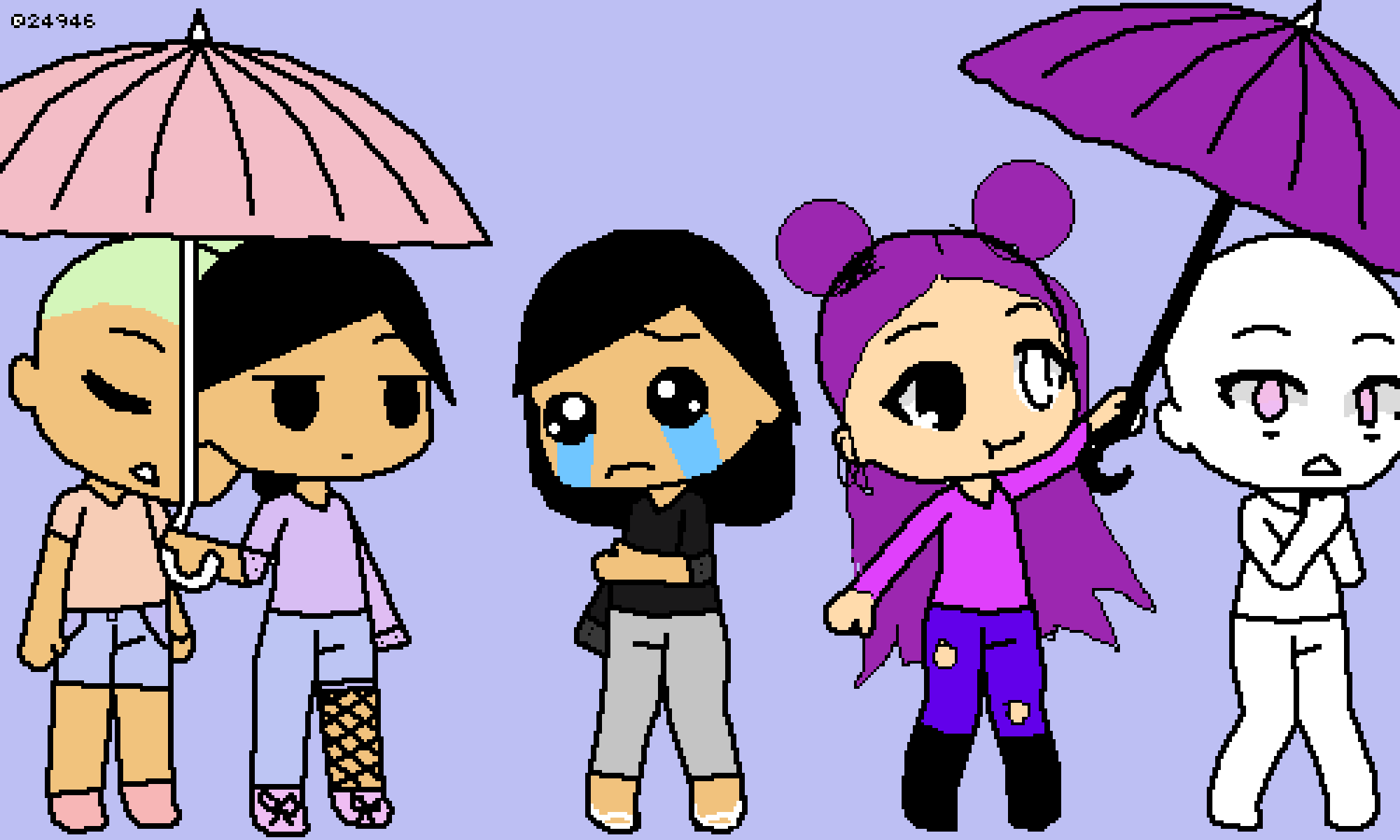 Editing gacha life - Free online pixel art drawing tool - Pixilart