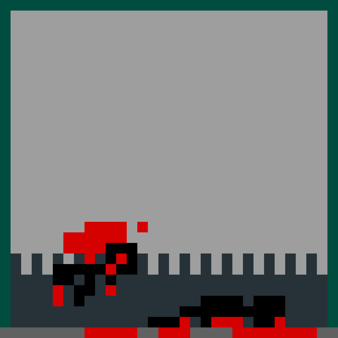 Pixilart - Spiky door by Bugsy