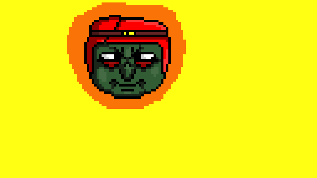 Pixilart - evil green guy by madhawk071