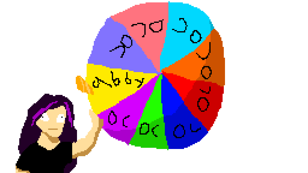 Editing WHEEL OF THINGSTODRAW!!!! - Free online pixel art drawing tool ...