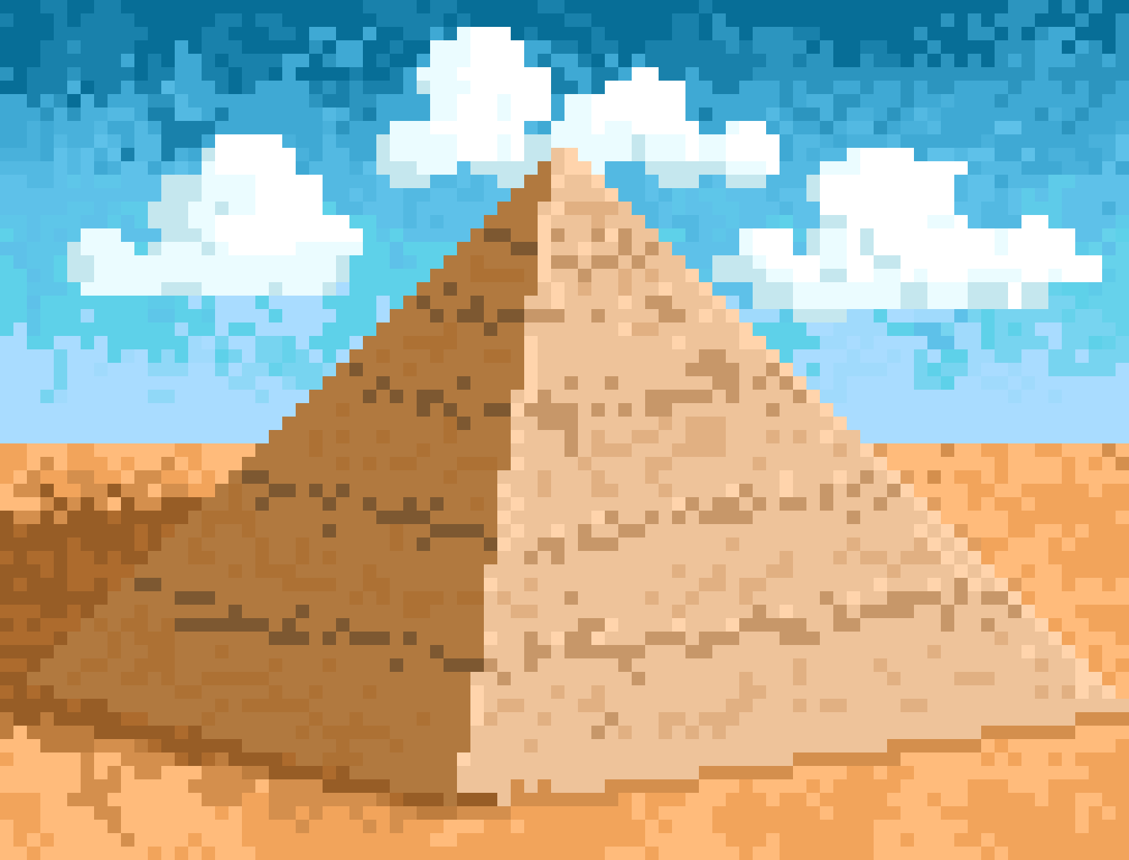 Pixilart - Pyramids by clintp