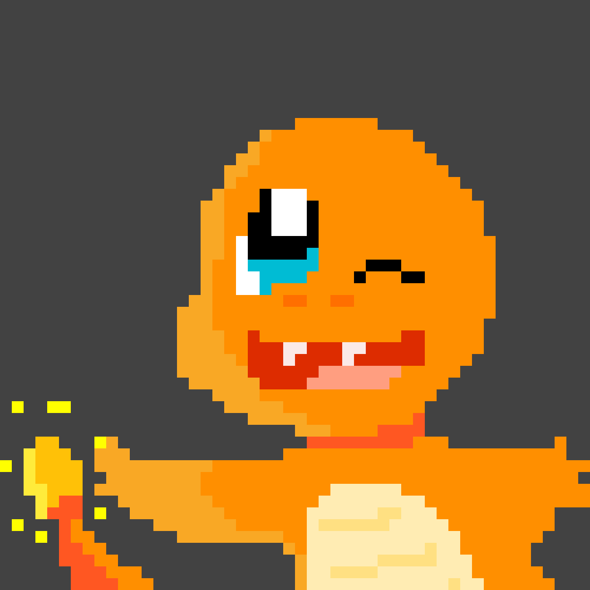 Pixilart - #004 Charmander, the Lizard Pokemon by Maybell