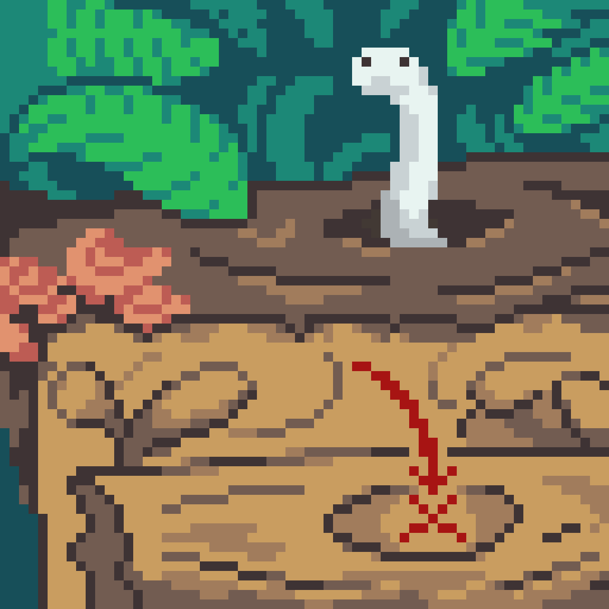 Pixilart - Treasure Map by thebeekeep